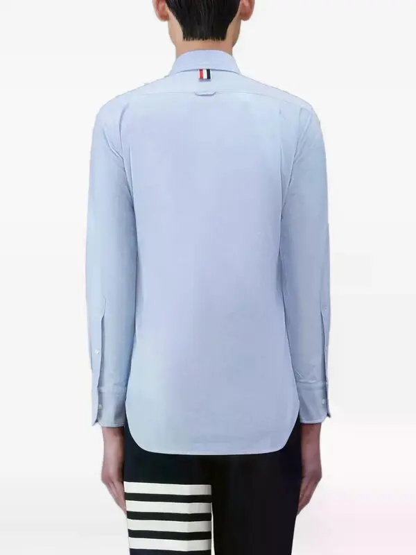 Thom Browne Oxford Long-sleeve Button-down Shirt - Blue