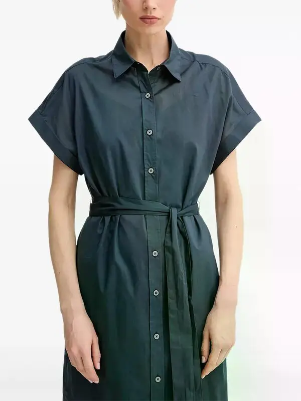 Marc O'polo Belted Shirt Midi Dress