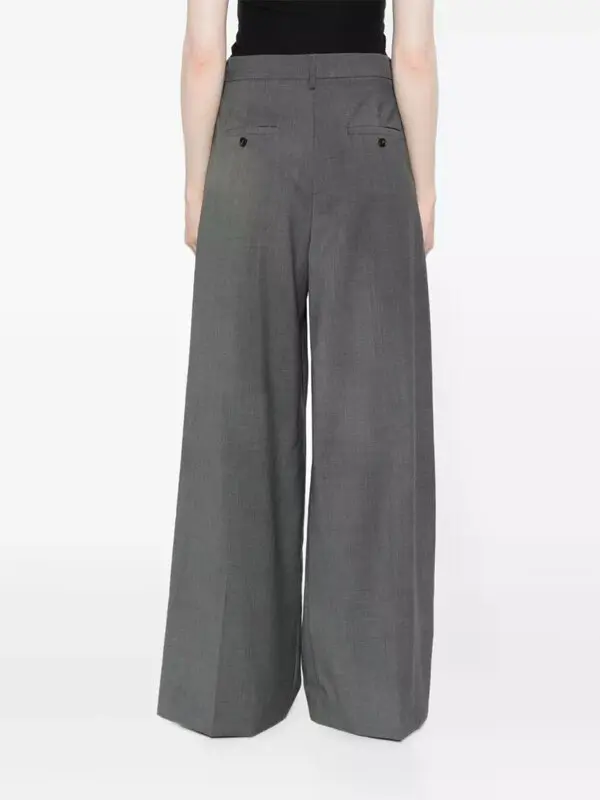 Max Mara Pleated Wide-leg Trousers