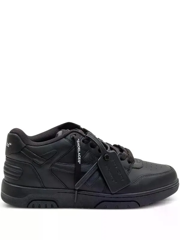 Off-White Out Of Office Leather Sneakers - Black
