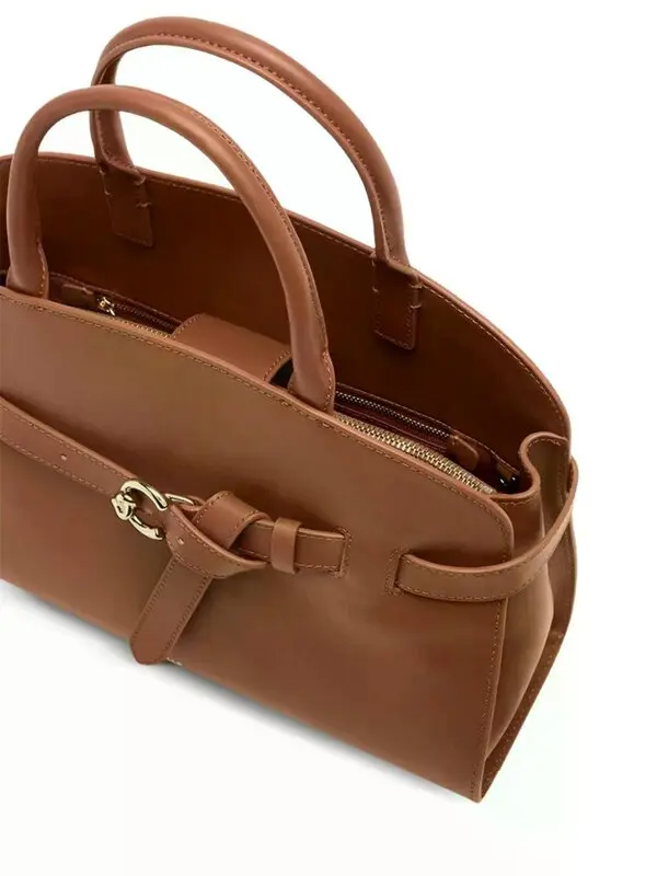 COCCINELLE Medium Sabine Leather Tote Bag - Brown
