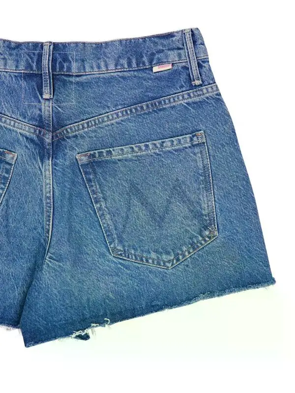 MOTHER Frayed Denim Shorts
