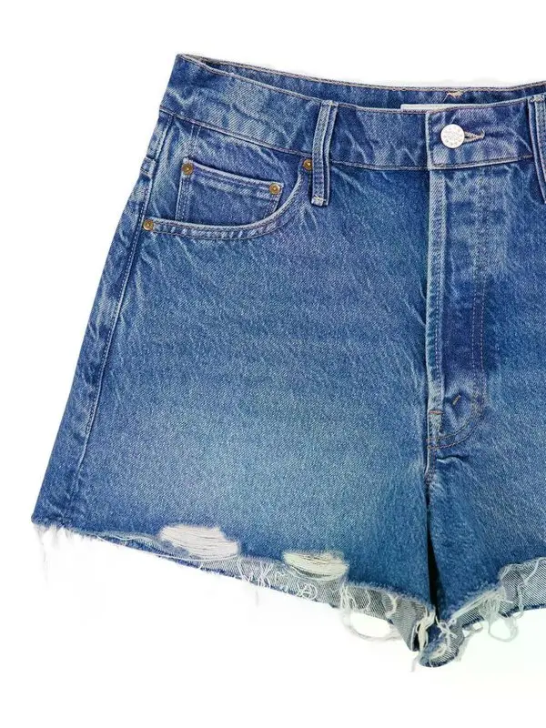 MOTHER Frayed Denim Shorts