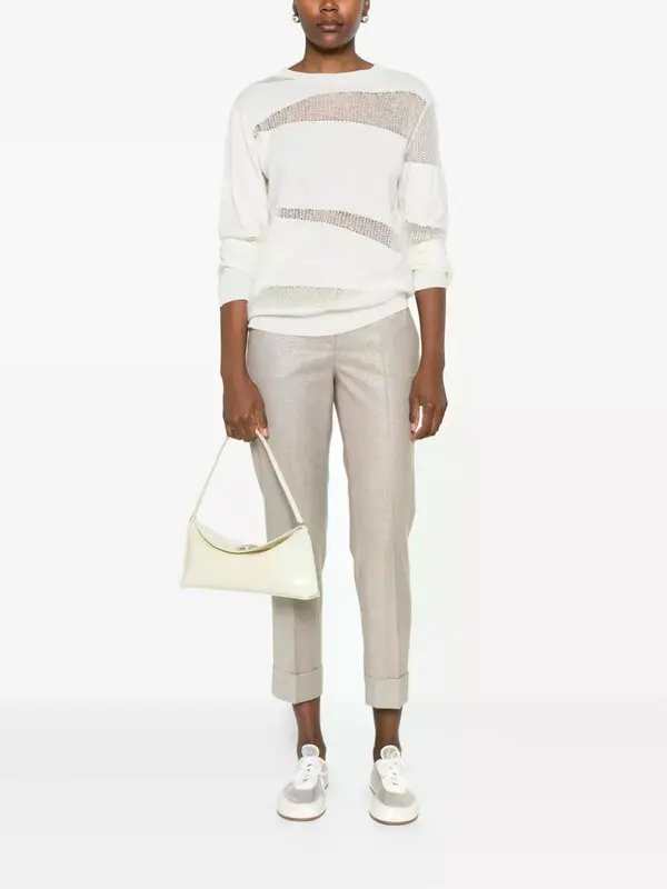 Fabiana Filippi Mesh-panel Sweater