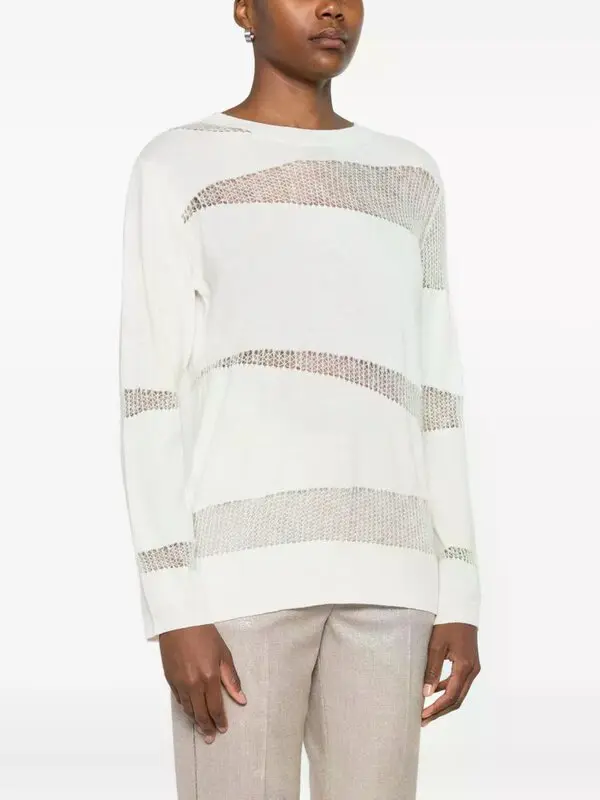 Fabiana Filippi Mesh-panel Sweater