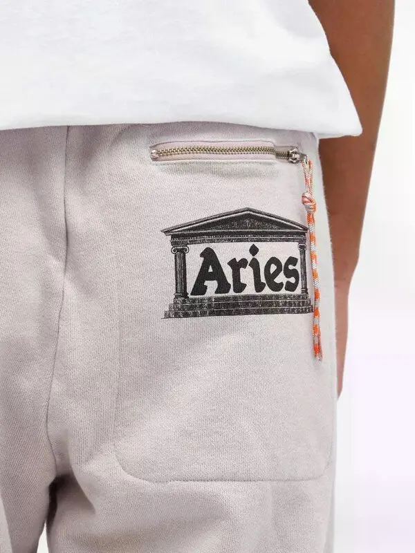 Aries Logo-print Cotton Sweatpants