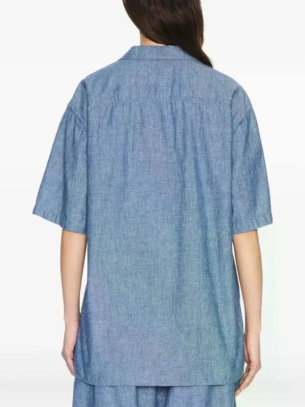 THE ROW Short-sleeve Collared Shirt