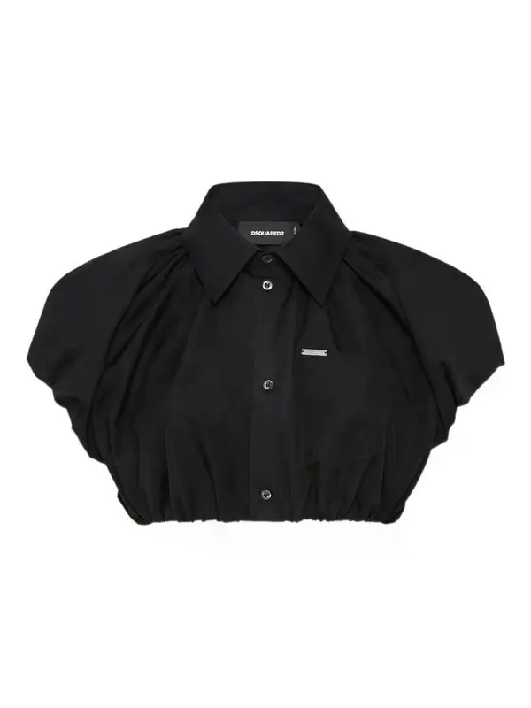 Dsquared2 Cropped Shirt - Black