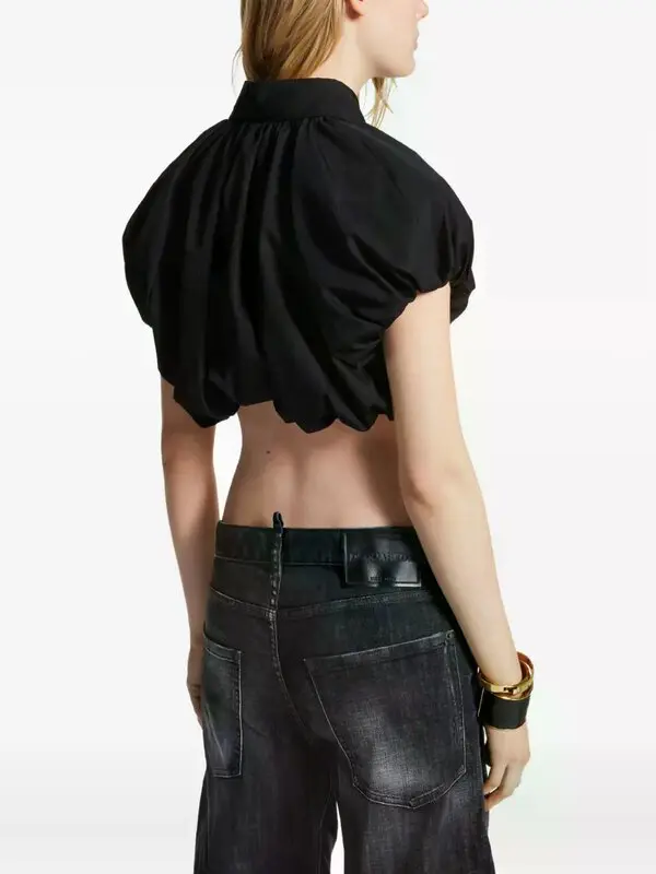 Dsquared2 Cropped Shirt - Black