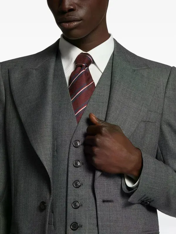 Dsquared2 Striped Neck Tie - Red