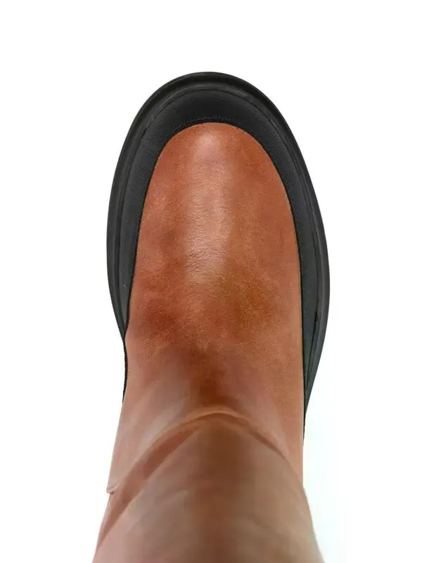 Missoni Leather Platform Boots