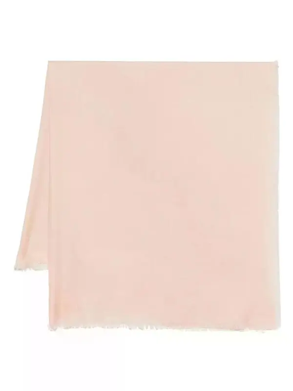 Gucci Frayed-edge Scarf - Pink