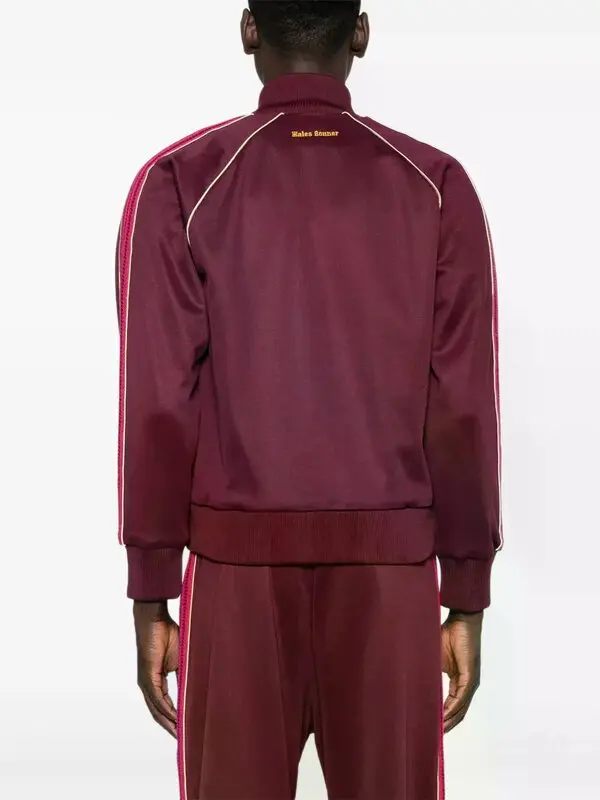WALES BONNER Striped-panel Zip-up Track Top