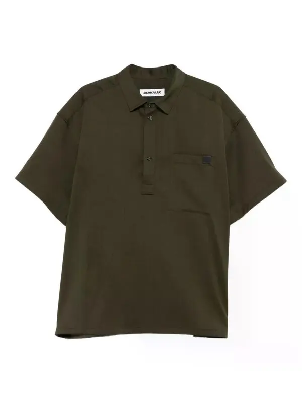 DARKPARK Patch-pocket Short-sleeve Polo Shirt