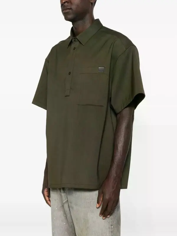 DARKPARK Patch-pocket Short-sleeve Polo Shirt