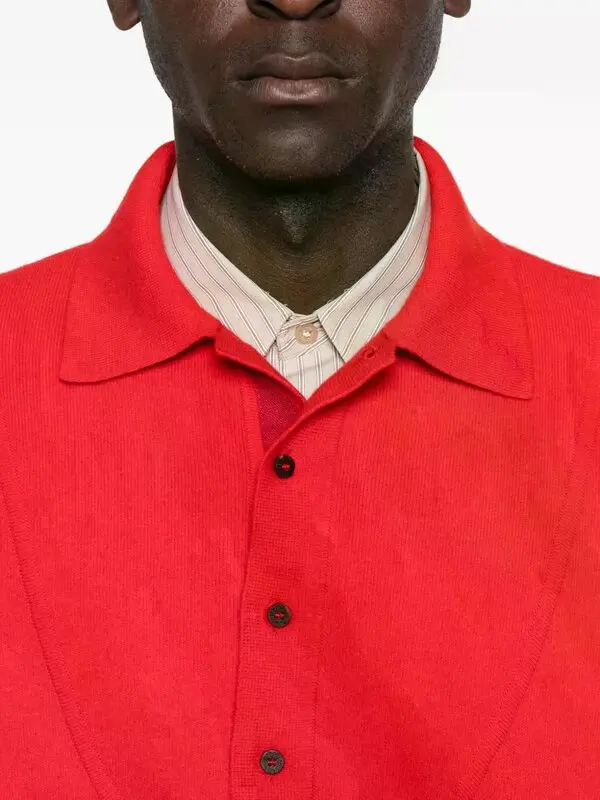 Jacquemus Pallone Knit Polo Shirt