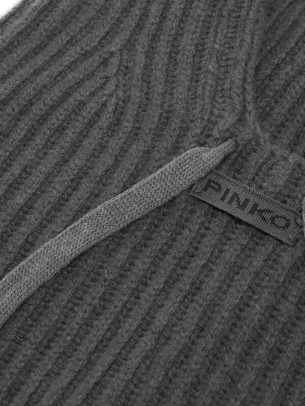 Pinko Hooded Ribbed Balaclava