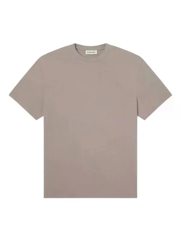 FRAME Crew-neck Short-sleeve T-shirt - Neutrals