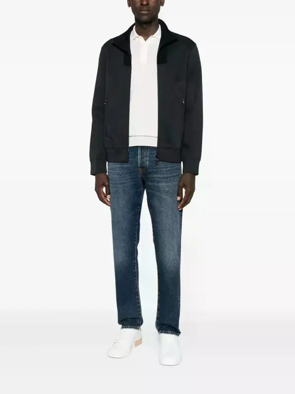 Emporio Armani Zip-front Panelled Jacket