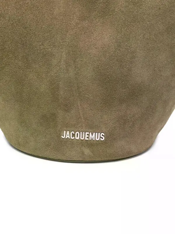 Jacquemus The Bamba Suede Tote Bag - Green