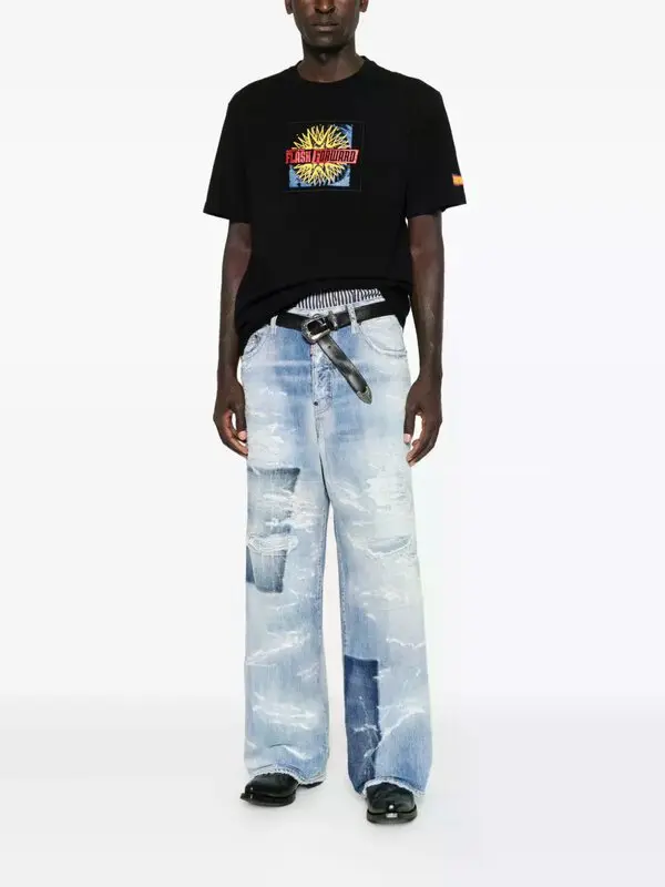 Martine Rose Graphic-print T-shirt - Black