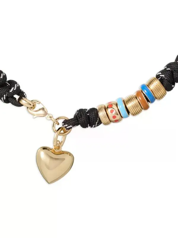 ROXANNE ASSOULIN Happy Cord Heart Necklace