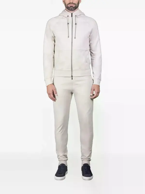 MOORER Hooded Zip-up Tracksuit