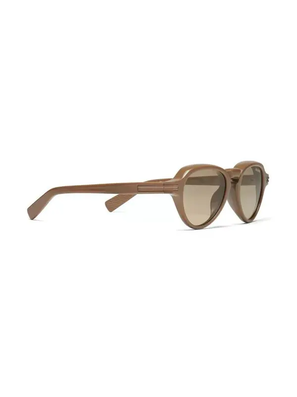 Zegna Pilot Frame Sunglasses