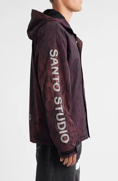 SANTO STUDIO Hooded Snowboard Jacket