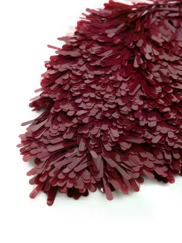 Alanui Sequined Fringed Hat - Red