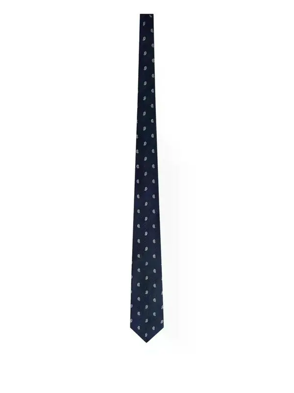 FURSAC Paisley-print Neck Tie - Blue
