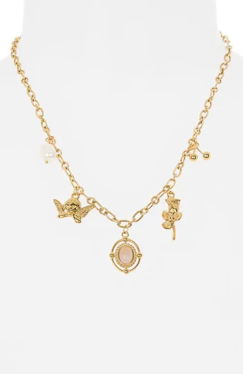 PETIT MOMENTS Ornate Charm Necklace - Gold - Nordstrom Exclusive