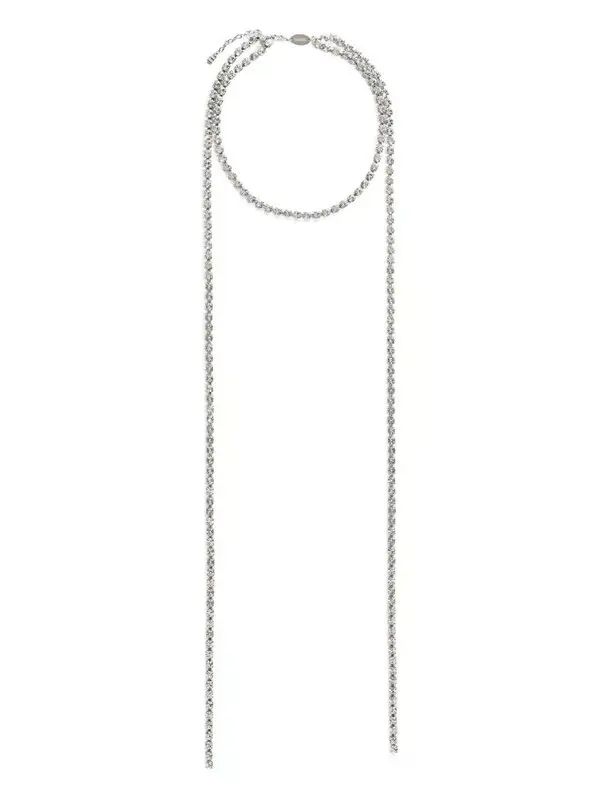 Dsquared2 City Nights Crystal-embellished Necklace - Silver