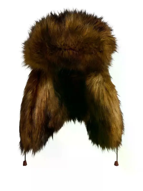 Dsquared2 Faux-fur Trapper Hat - Neutrals