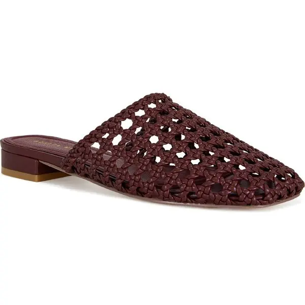 AZALEA WANG Kismet Mule - Burgundy