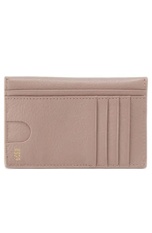 Hobo Goldie Leather Card Case - Warm Adobe