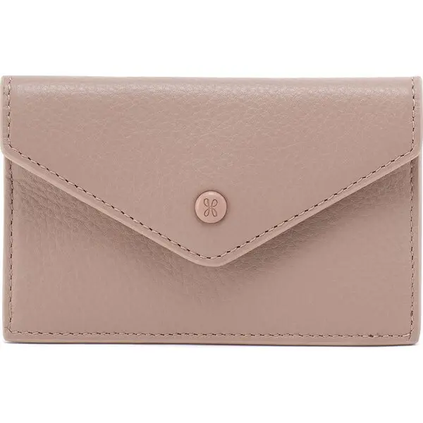 Hobo Goldie Leather Card Case - Warm Adobe