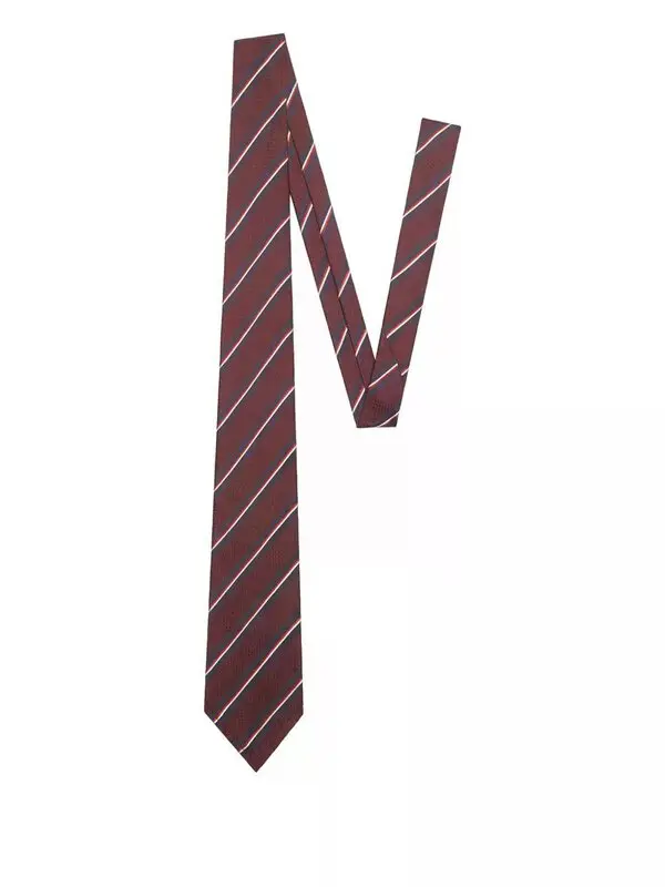 Dsquared2 Striped Neck Tie - Red