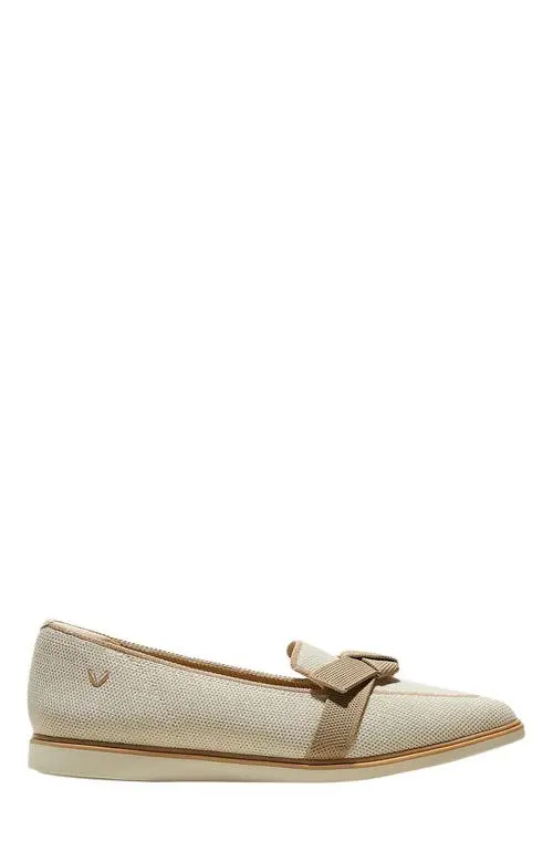 Vivaia Pointed-toe Bow Loafers - Ivory Nude