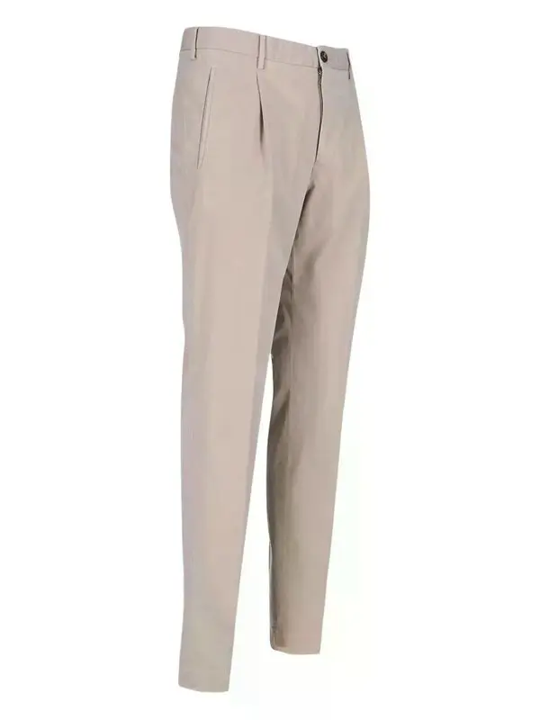 Incotex Pleated-front Trousers - Neutrals