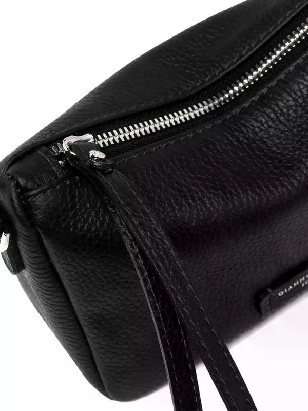 GIANNI CHIARINI Leather Zip-top Clutch