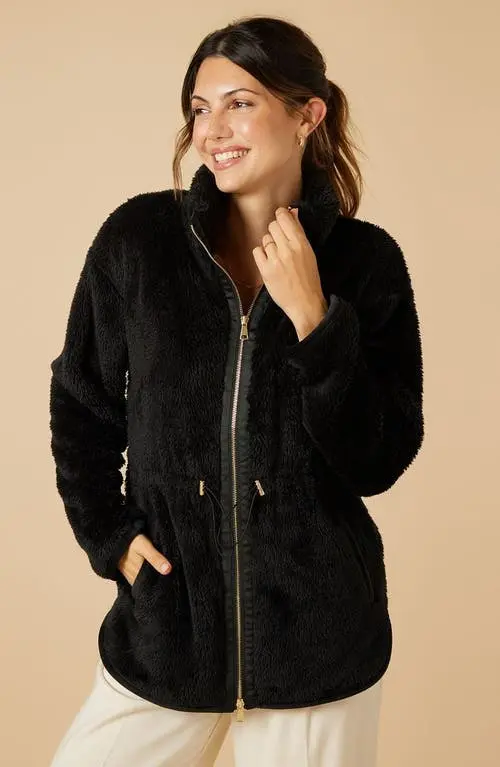 SOFTIES Dreamplush Two Way Zip Jacket - Black