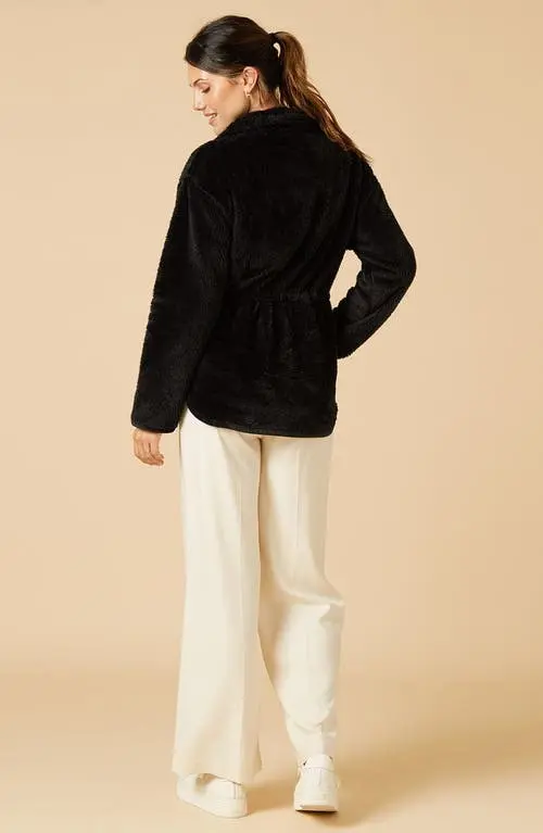SOFTIES Dreamplush Two Way Zip Jacket - Black