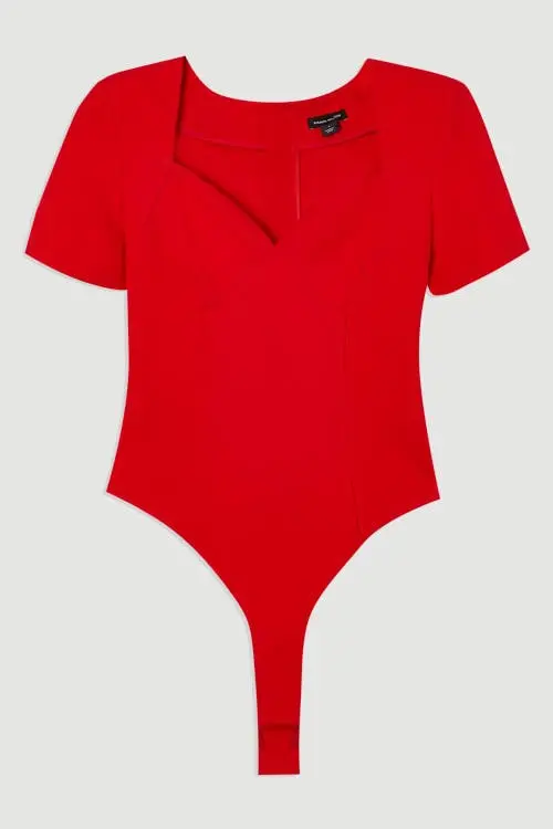 Karen Millen Sweetheart Neckline Bodysuit
