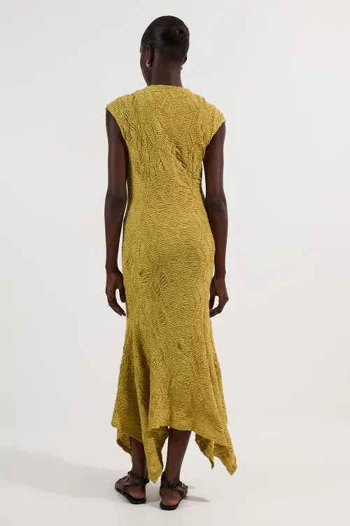 Karen Millen Textured Jersey Maxi Dress