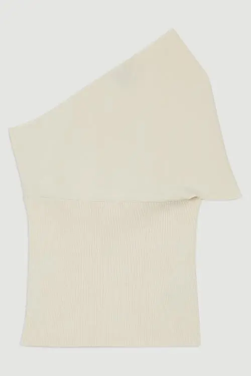 Karen Millen Knitted One-shoulder Top
