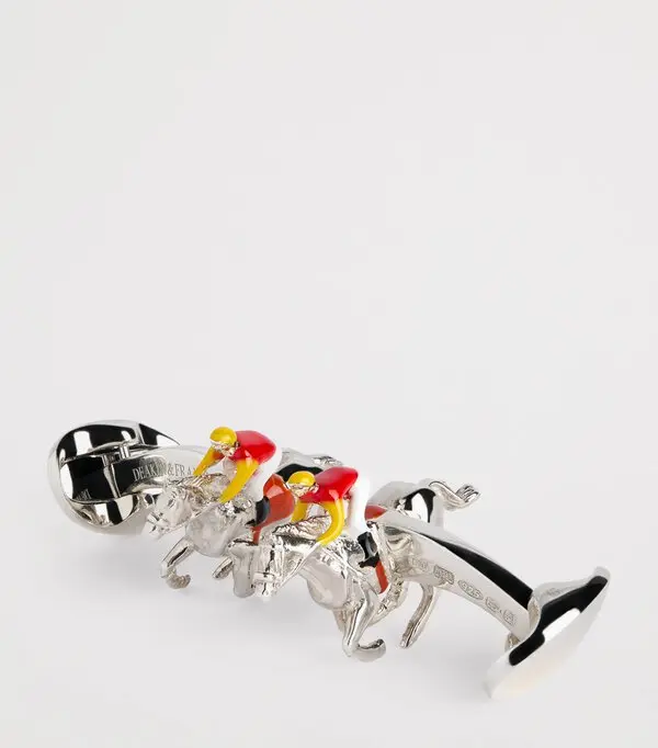 DEAKIN & FRANCIS Sterling Horse And Jockey Cufflinks