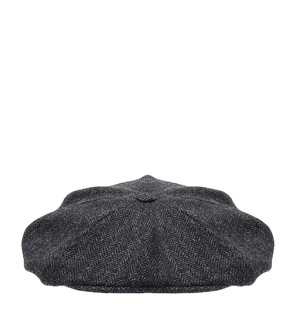 SWAINE Wool Newsboy Cap - Grey