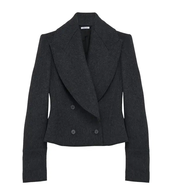 Alexander McQueen Wool Double-breasted Coat