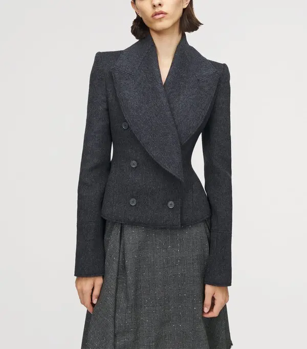 Alexander McQueen Wool Double-breasted Coat